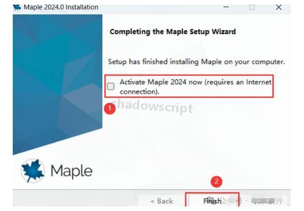 Maple2024官方免费下载安装教程(附安装包)2025超详细Maple 2024图文安装教程 - shadowscript - 博客园